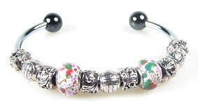 MAGNETIC STAINLESS STEEL BANGLES: Pandora Bracelets